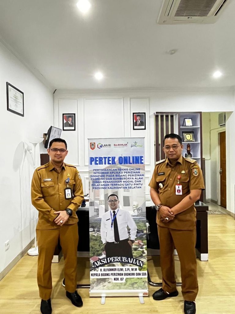 DPMPTSP Kalsel Luncurkan Pertek Online Percepat Perizinan – Sinar Barito