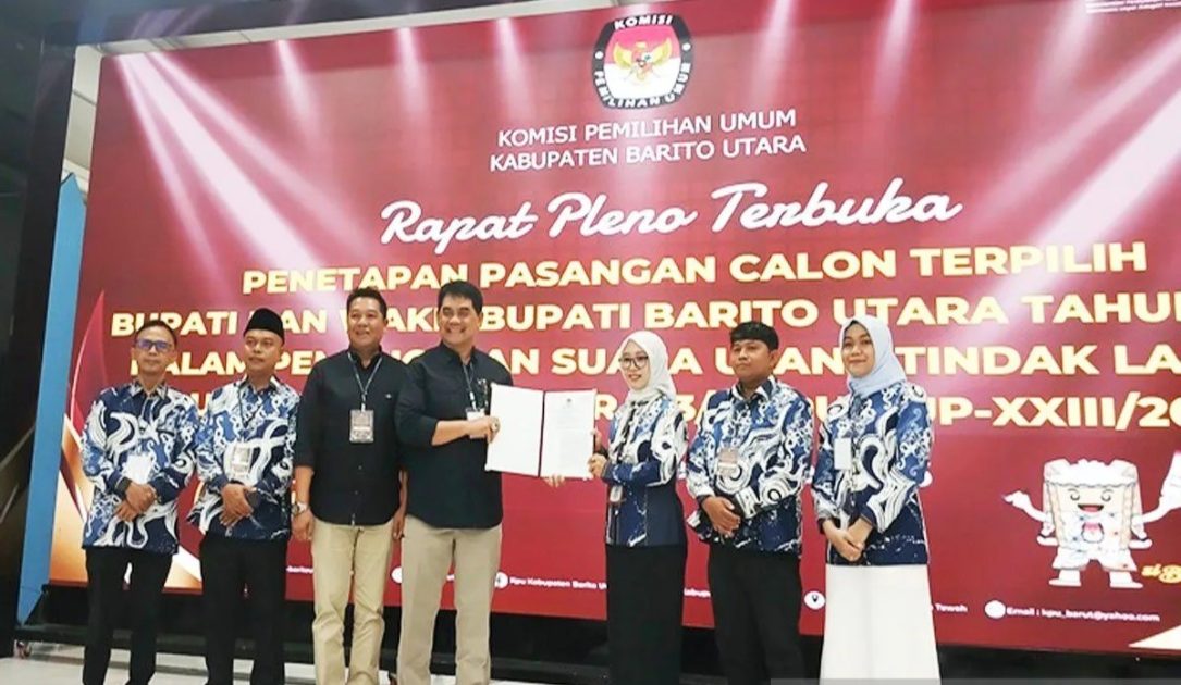 KPU Resmi Tetapkan Shalahuddin–Felix Pimpin Barito Utara 2025–2030 ...